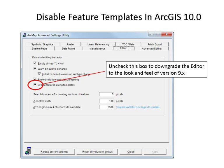 Feature Class Edit – ArcMap 9 vs 10 – Otter Geospatial